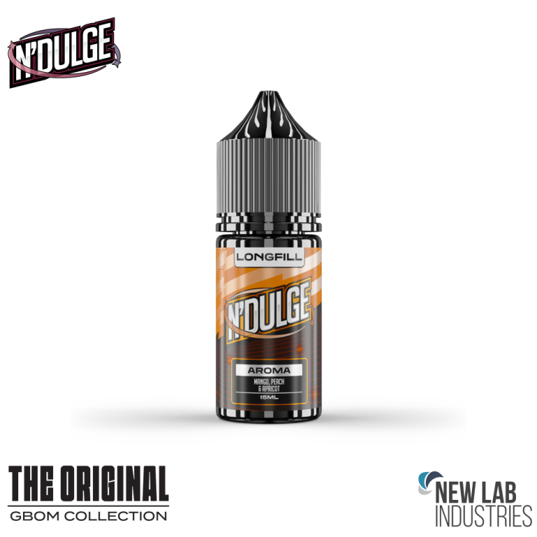 Gbom Ndulge – Mango Peach Apricot – 30ml longfill – Juicy Joes Vape Store